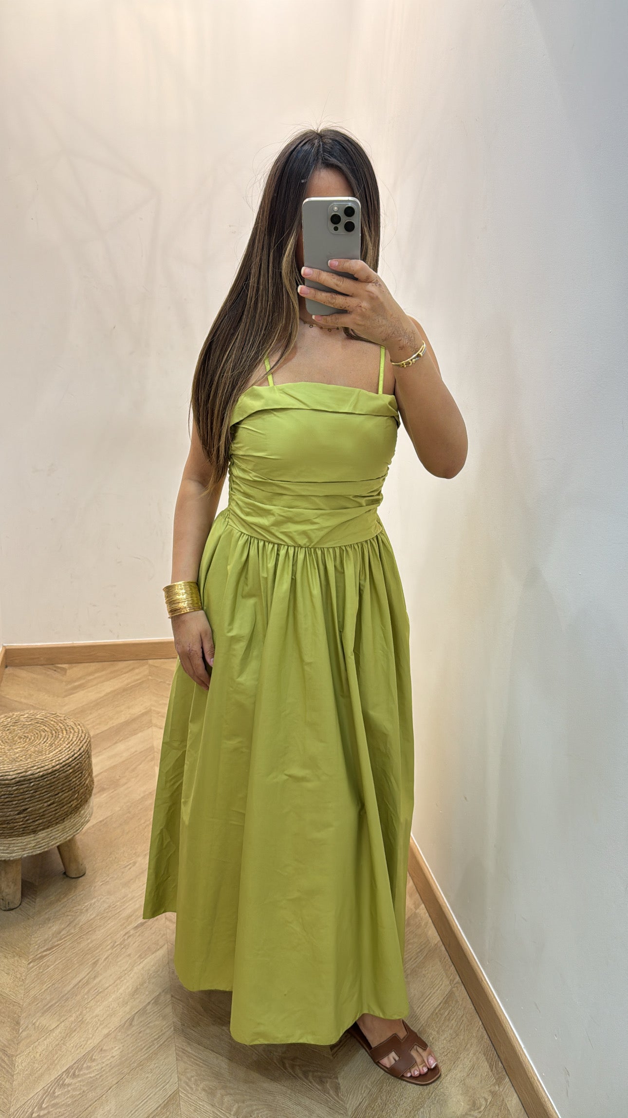 Robe Alycia [ vert olive ] – sarahbelshop