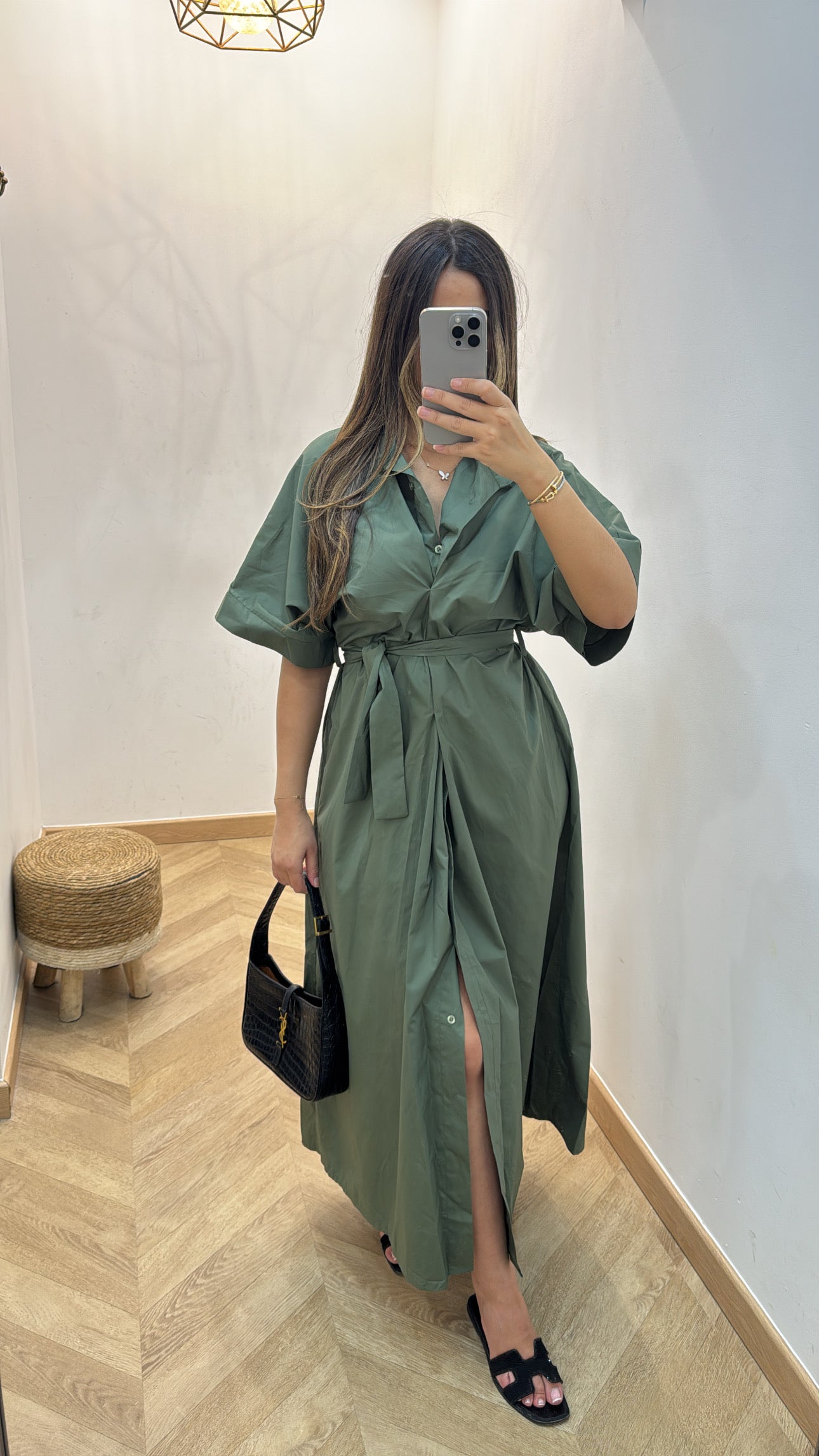 Robe Abla [ kaki ] – sarahbelshop