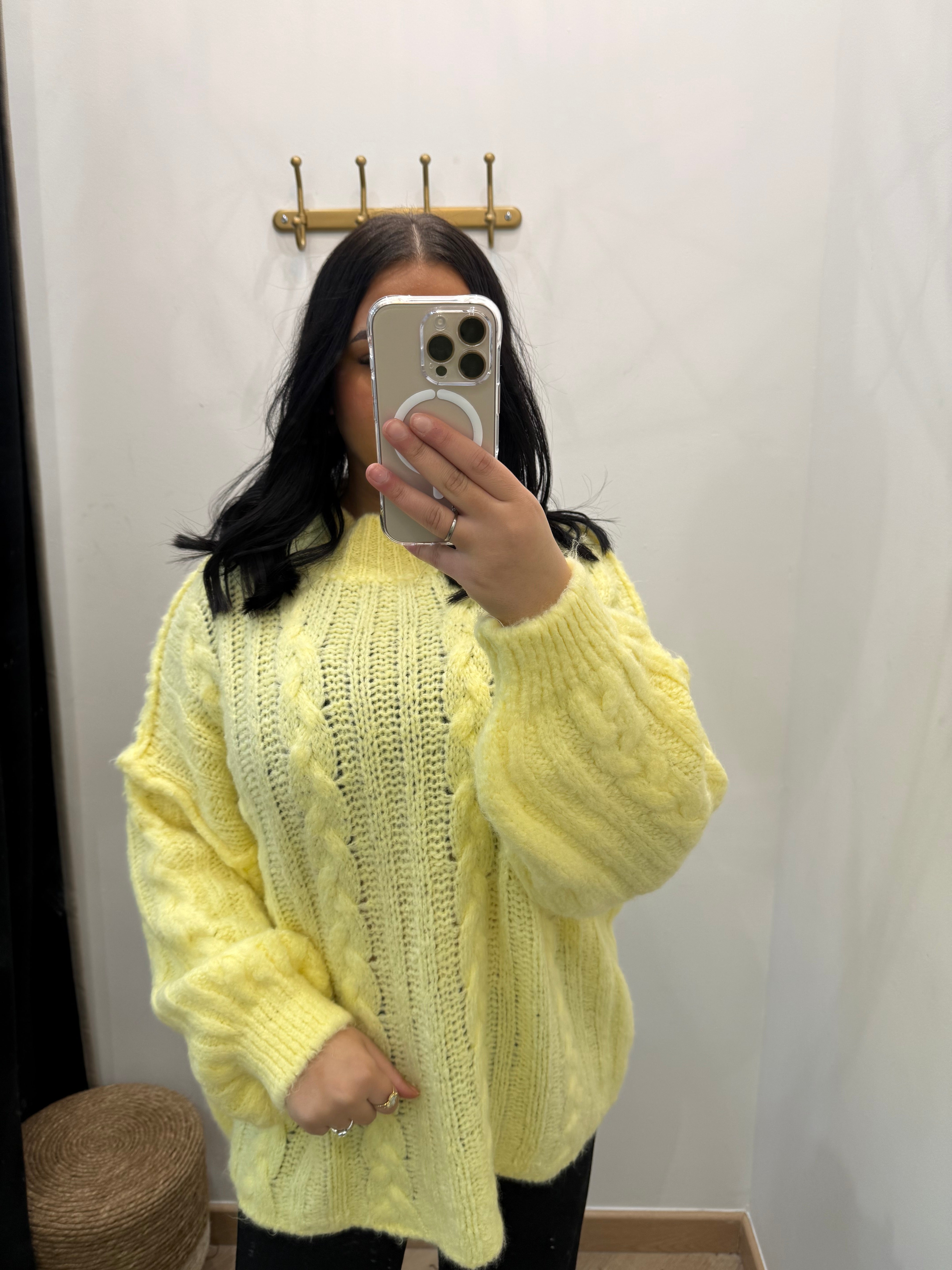 Pull Mél [ jaune ] – sarahbelshop